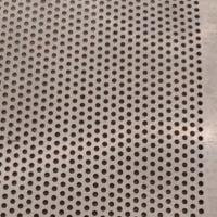 China Anti-Slip Hexagonal Perforated Metal Plate with 6-50mm Aperture Sizes and 1960-3960mm Panel Lengths for sale