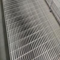 China Anti Slip Steel Bar Grille Q235 Grade Polished Finish 32X5mm Load Bar for Mall Walkway for sale