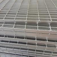 China Polished Stainless Steel Grating YB/T4001-2007 Anti Slip Flat Bar 32x5mm Load Bar for sale