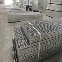 China Stainless Steel Grating Plate Anti Slip Surface YB/T4001-2007 Q235 for sale