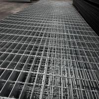 China Bright Stainless Steel Industrial Grating 1000x1000mm Machine Pressure Welding Flat Bar for sale