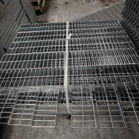 China Bright Stainless Steel Industrial Grating 1000x1000mm Machine Pressure Welding Flat Bar for sale