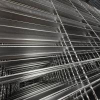 China Industrial Welded Steel Grating 30mm Bearing Bar Pitch Smooth Surface 1000x1000mm for sale
