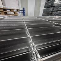China Hot Dipped Galvanized Steel Grating 30mm Spacing Industrial Floor Decking Welded for sale