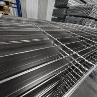 China Hot Dipped Galvanized Steel Grating 30mm Spacing Industrial Floor Decking Welded for sale