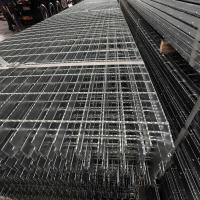 China 30x30mm PPGI Machine Pressure Welded Floor Decking Steel Grating for sale