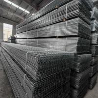 China 30x30mm PPGI Machine Pressure Welded Floor Decking Steel Grating 1000x1000mm for sale
