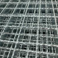 China Hot Galvanized Steel Grating 30mm Bearing Bar Spacing Flat Bar Non Slip Floor Decking for sale