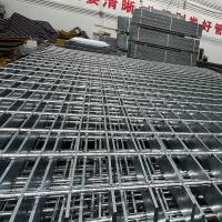 China Hot Galvanized Steel Floor Decking Grating 1000x1000mm 3mm Cross Bar for Industrial Walkways for sale