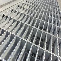 China Tiantai 900mm Wide Aluminum Bar Grating 5mm Thickness Anodized Non-Slip Walkway for sale
