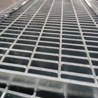 China Heavy Duty Steel Grating 30mm Pitch Press Welded Galvanized 8mm Thick for sale