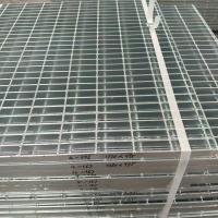 China Galvanized Press Lock Steel Bar Grating 25x5mm Bearing Bar for Industrial Flooring for sale