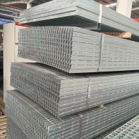 China Galvanized Press Lock Steel Bar Grating 25x5mm Bearing Bar for Industrial Flooring for sale