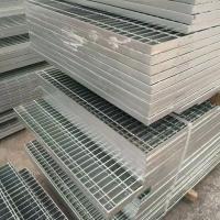 China Galvanized Press Lock Steel Bar Grating 25x5mm Bearing Bar for Industrial Flooring for sale