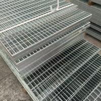 China Galvanized Press Lock Steel Bar Grating 25x5mm Bearing Bar for Industrial Flooring for sale
