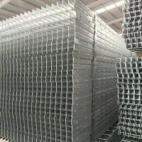 China Hot-Dip Galvanized Industrial Steel Grating 200mm Width Heavy Duty Serrated for sale