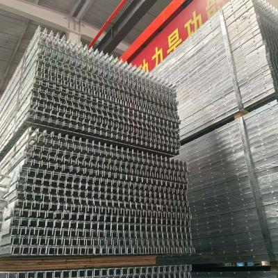 China Steel Grating Stair Treads Serrated Surface Anti-Slip 270000 Tons Annual Demand for sale