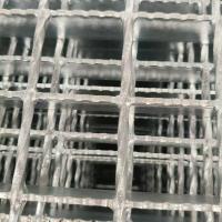 China OEM Industrial Steel Grating 32x5mm Heavy Duty Anti-Slip Grating YB/T4001-2007 for sale