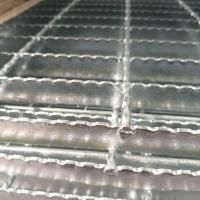 China YB/T4001.1-2007 Silver Steel Serrated Grating Heavy Duty Corrosion Resistant Industrial for sale