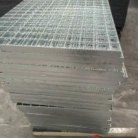 China Industrial Steel Grating Heavy Duty Serrated Grating 32x5mm Anti Slip Flooring for Heavy Traffic Areas for sale