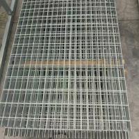 China Hot Dip Galvanized Steel Grating Plate 32x5mm Heavy Duty Anti-Slip Welded Grating for sale
