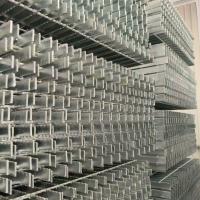 China Industrial Steel Grating 32x5mm Heavy Duty Anti-Slip Serrated Grating for Platforms and Walkways for sale
