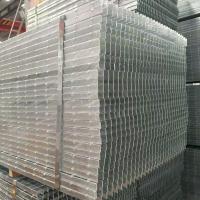 China Custom Shape Steel Grating 30mm 40mm Flat Bar Spacing Hot Dip Galvanized Welded Grid Plate for sale