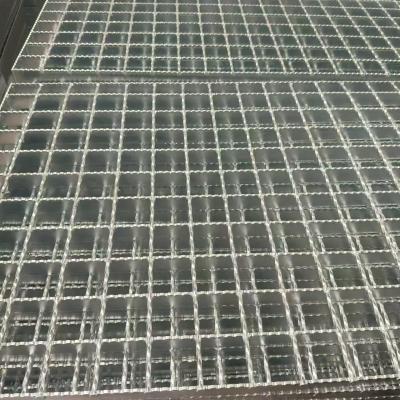 China Industrial Steel Grating Welded Pressure Locked 25x5mm Bearing Bar Pitch 30mm Hot Galvanized for sale