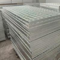 China Industrial Steel Grating Welded Pressure Locked 25x5mm Bearing Bar Pitch 30mm Hot Galvanized for sale