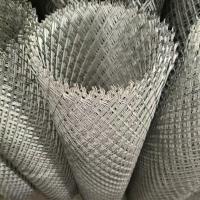 China Expanded Metal Sheet 30mm x 10mm Opening Galvanized Steel 1.5mm Strand for sale