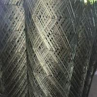 China Expanded Metal Sheet 30mm x 10mm Opening Galvanized Steel 1.5mm Strand for sale