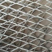 China Q235 Steel Expanded Metal Sheet 30mm LWM Galvanized Tread Plate 1.5mm Thick for sale