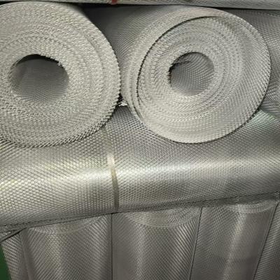 China Galvanized Expanded Metal Sheet 30mm x 10mm Opening 1.5mm Strand Steel Q235 for sale