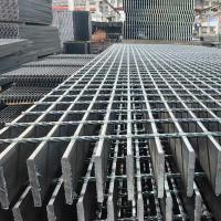 China Machine Pressure Welded Industrial Steel Floor Grating With Smooth Bright Surface for sale