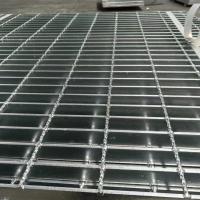 China Machine Pressure Welded Industrial Steel Floor Grating With Smooth Bright Surface for sale