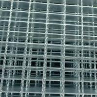 China Hot Dipped Galvanized Steel Grating 30mm Pitch 1000x1000mm Welded Flat Bar for sale