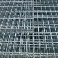 China Stainless Steel Flat Bar Grating 30mm Pitch Welded Floor Decking 1000x1000mm for sale