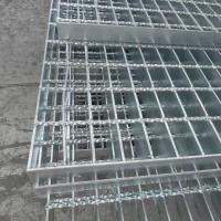 China Stainless Steel Flat Bar Grating 30mm Pitch Welded Floor Decking 1000x1000mm for sale
