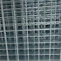 China Stainless Steel Flat Bar Grating 30mm Pitch Welded Floor Decking 1000x1000mm for sale