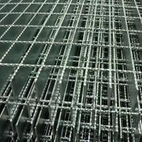 China Stainless Steel Flat Bar Welded Grating 1000x1000mm Non-Slip Floor Decking for sale