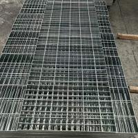 China Steel Floor Decking Grating 1000x1000mm Flat Bar 30mm Spacing for Industrial Safety for sale