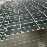 China Steel Floor Decking Grating 1000x1000mm Flat Bar 30mm Spacing for Industrial Safety for sale