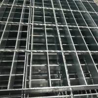 China Steel Floor Decking Grating 1000x1000mm Flat Bar 30mm Spacing for Industrial Safety for sale