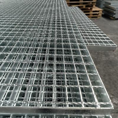 China Industrial Steel Grating 1000x1000mm 3mm Crossbar YB/T4001.1-2007 Hot Galvanized for sale