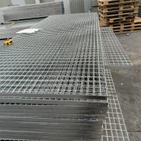 China Industrial Steel Grating 1000x1000mm 3mm Crossbar YB/T4001.1-2007 Hot Galvanized for sale