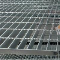 China Industrial Steel Grating 1000x1000mm 3mm Crossbar YB/T4001.1-2007 Hot Galvanized for sale