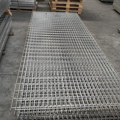 China 30mm Pitch 30mm Space Bar Grating Mesh / Flat Steel Grating Flat Bar Flooring for sale