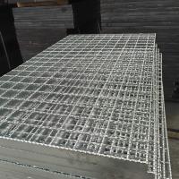 China 30mm Pitch 30mm Space Bar Grating Mesh Flat Steel Grating Flat Bar Flooring 1000x1000mm for sale
