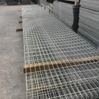 China 30mm Pitch 30mm Space Bar Grating Mesh Flat Steel Grating Flat Bar Flooring 1000x1000mm for sale