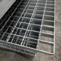 China Heavy Duty Hot Dip Galvanized Steel Industrial Grating 1000x1000mm 30mm Spacing for sale